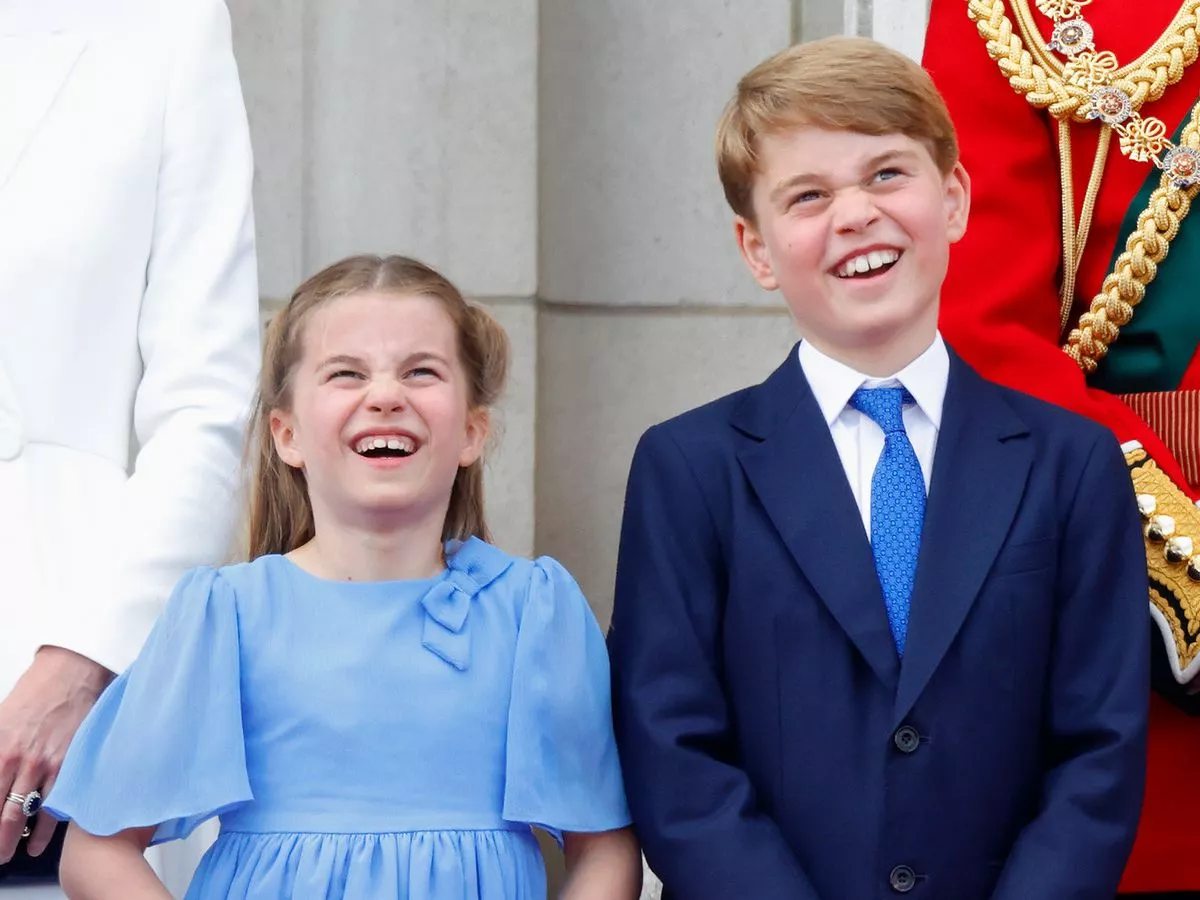 Princess Charlotte and Prince George, two children bearing the 'immense ...