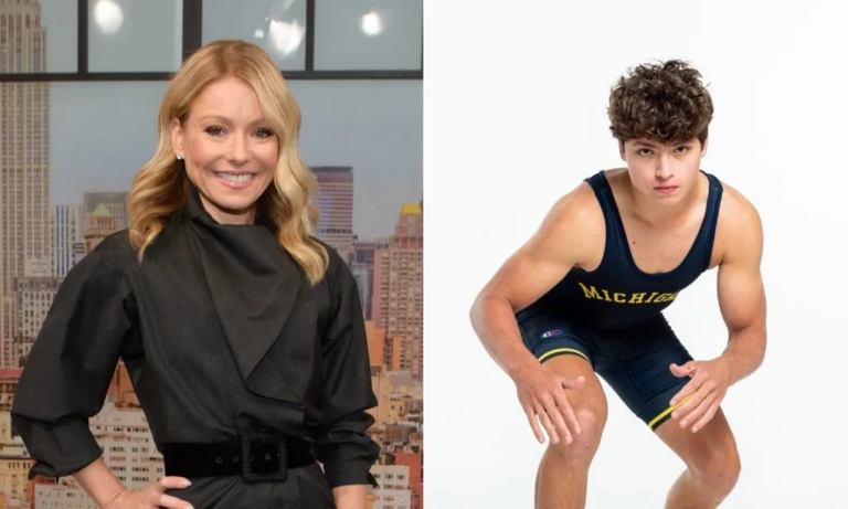 Kelly Ripa "bursts into tears" after a message from her son Joaquin ...