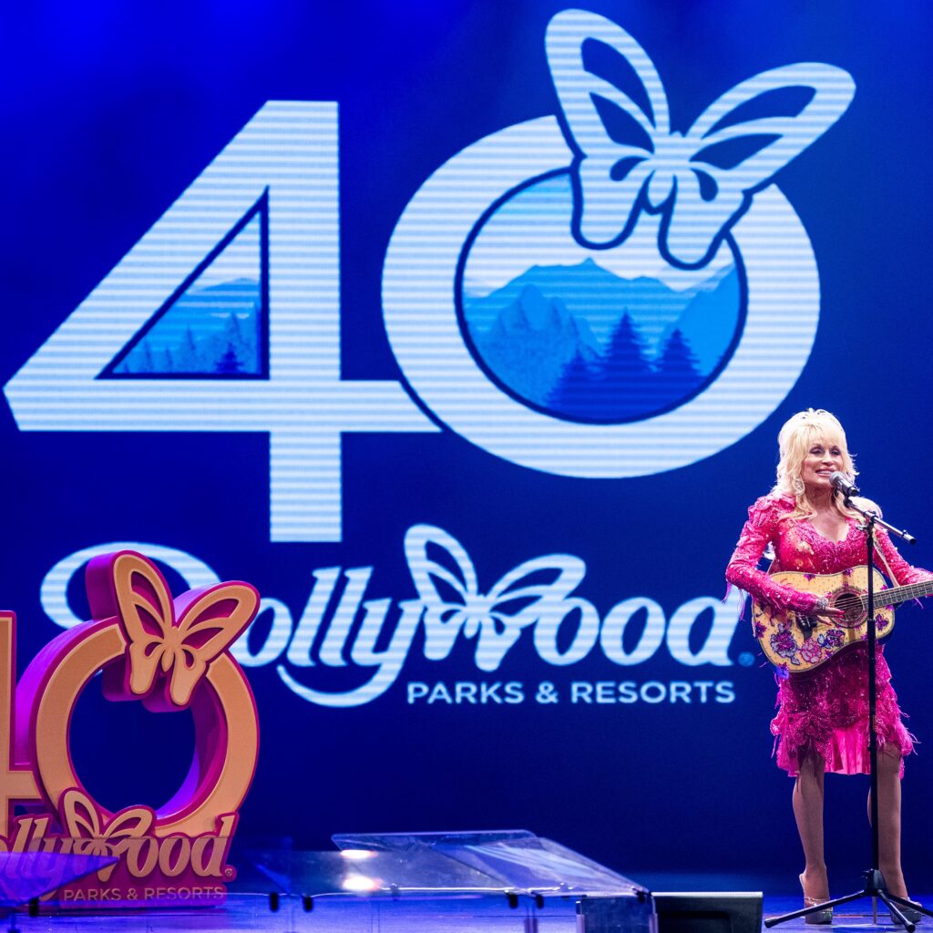 The soft sunlight stretched across Dollywood, where thousands of ...