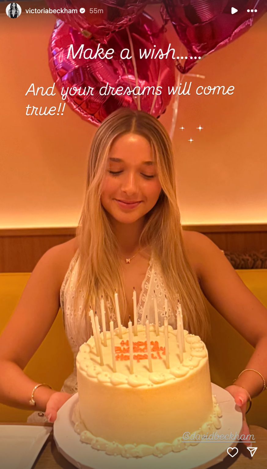 HOT: On Harper Beckham’s 14th birthday, David Beckham gave his daughter ...