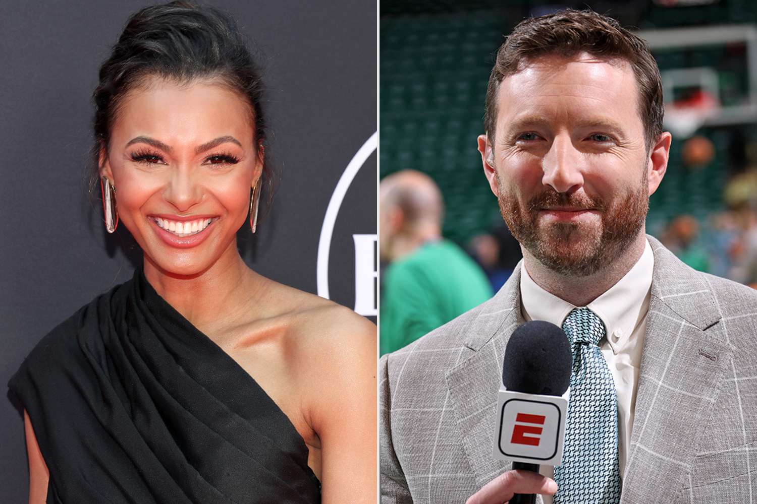 ESPN reporter Malika Andrews broke down in tears as she revealed life-changing family news after ...