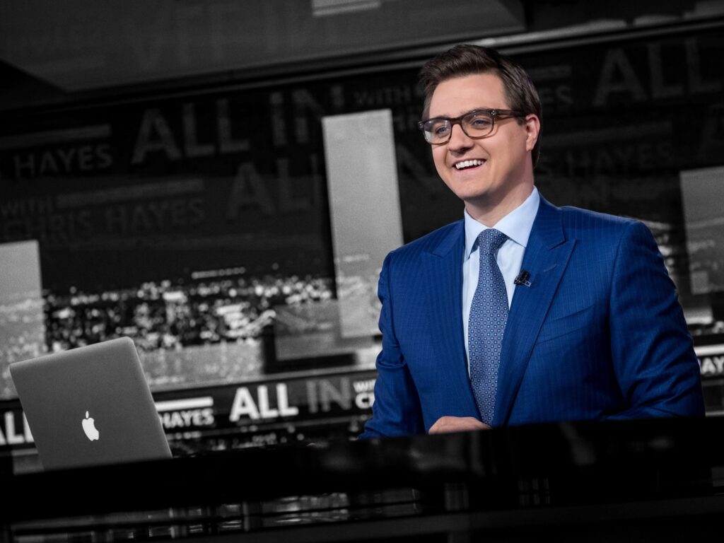MSNBC political commentator Chris Hayes shocks many by putting his ...